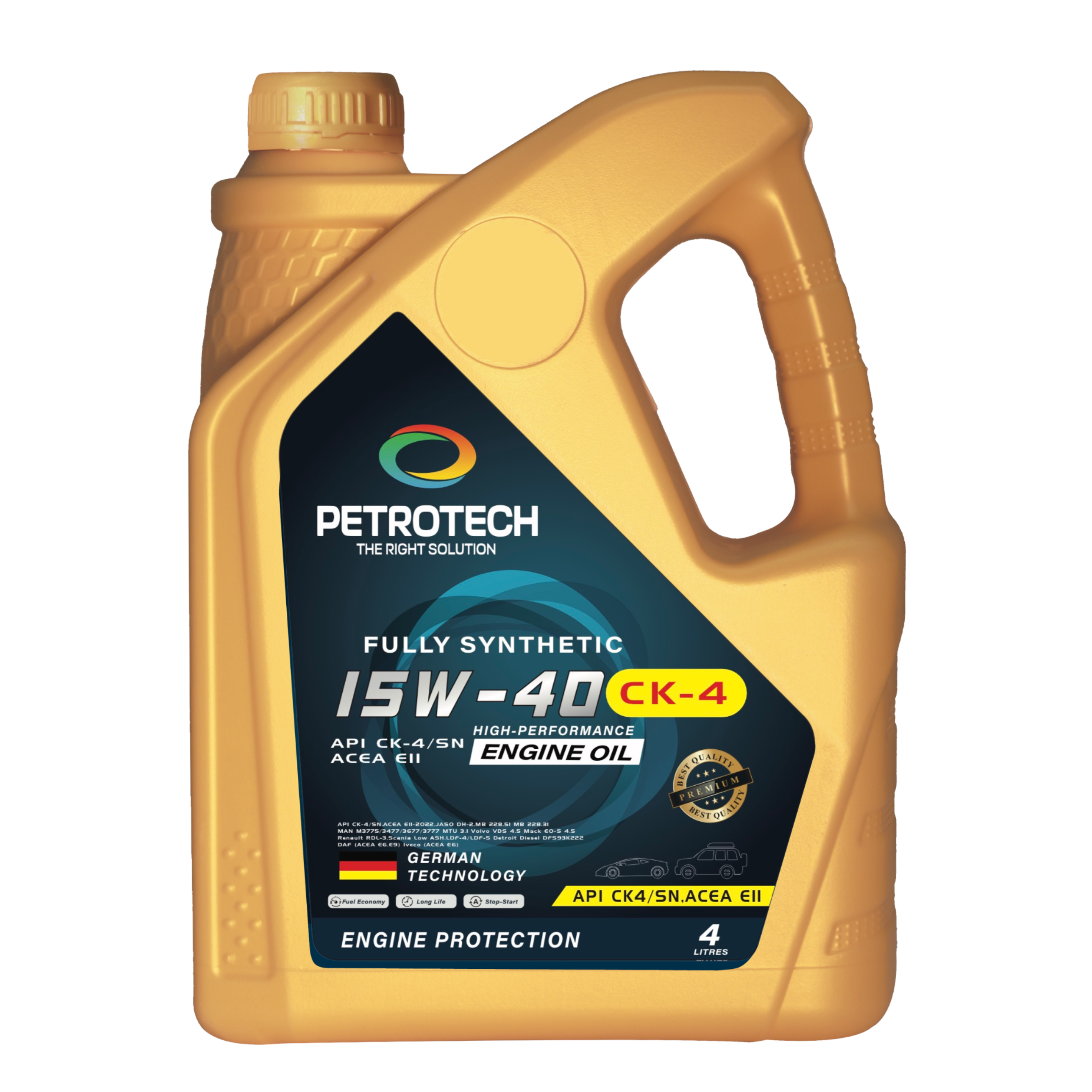 FULLY SYNTHETIC 15W40 API CK-4 ACEA E11