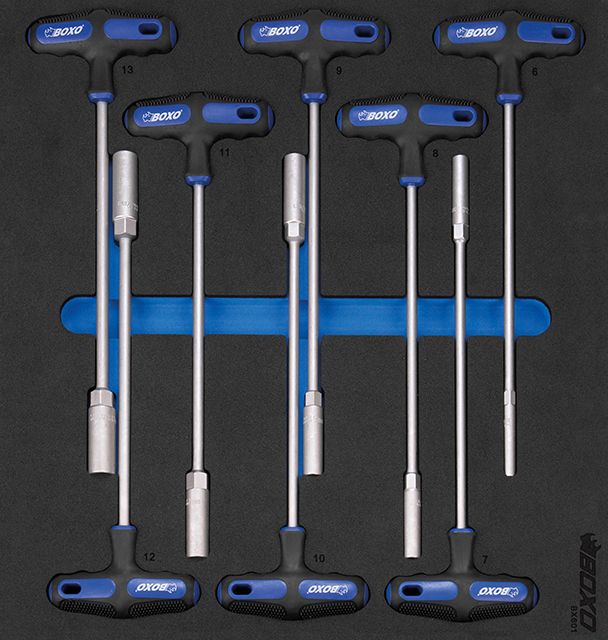 8 PCE T-HANDLE SOCKET SET 6,7,8,9,